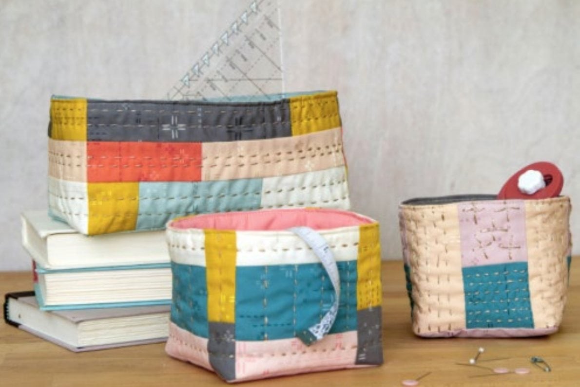 Top 10 Free Quilted Fabric Basket Patterns (+10 Bonus Patterns For Sale ...
