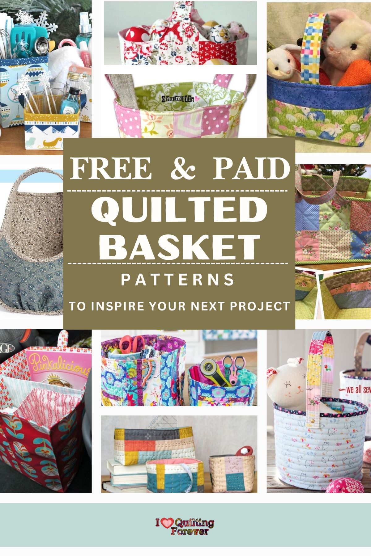 Top 10 Free Quilted Fabric Basket Patterns (+10 Bonus Patterns For Sale ...
