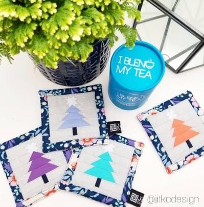 Top 10 Free Quilted Coaster Patterns (+6 Bonus Patterns For Sale) - I ...