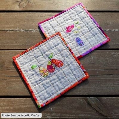 Top 10 Free Quilted Coaster Patterns (+6 Bonus Patterns For Sale) - I ...