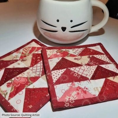 Top 10 Free Quilted Coaster Patterns (+6 Bonus Patterns For Sale) - I Love Quilting Forever