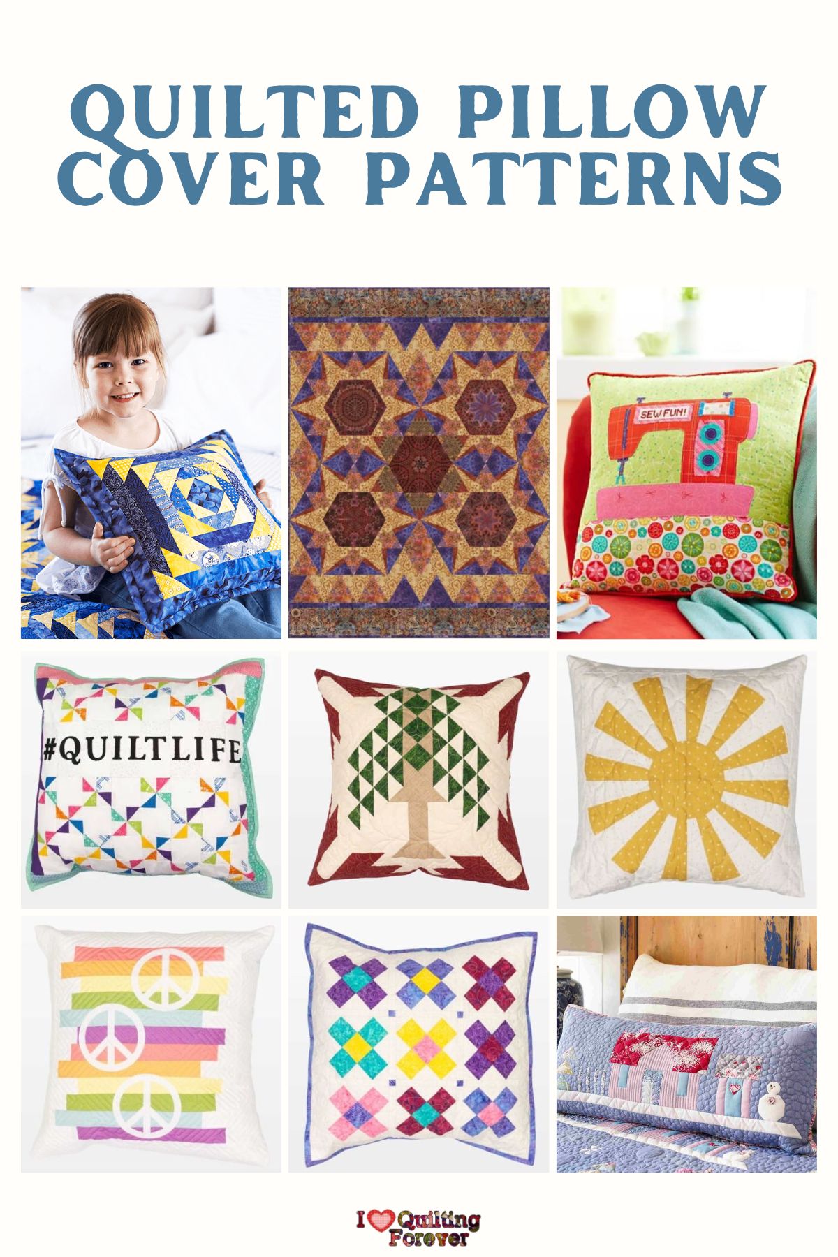 Top 24 Free Quilted Pillow Cover Patterns (+9 Bonus Patterns For Sale ...