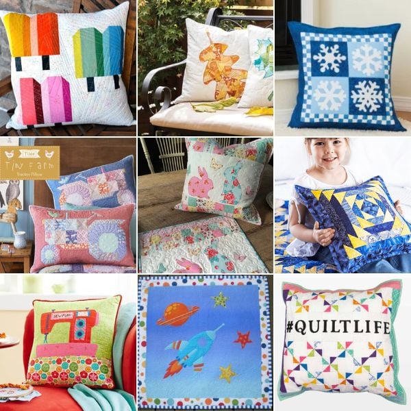 Top 24 Free Quilted Pillow Cover Patterns (+9 Bonus Patterns For Sale ...