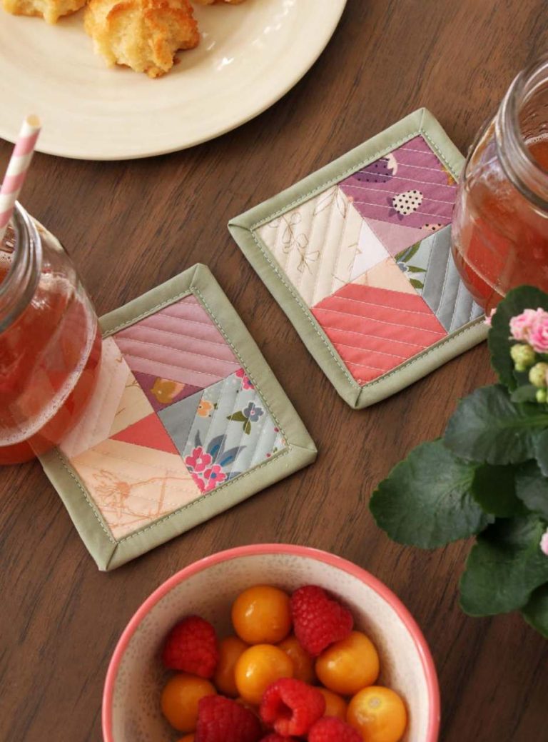 Top 10 Free Quilted Coaster Patterns (+6 Bonus Patterns For Sale) - I ...