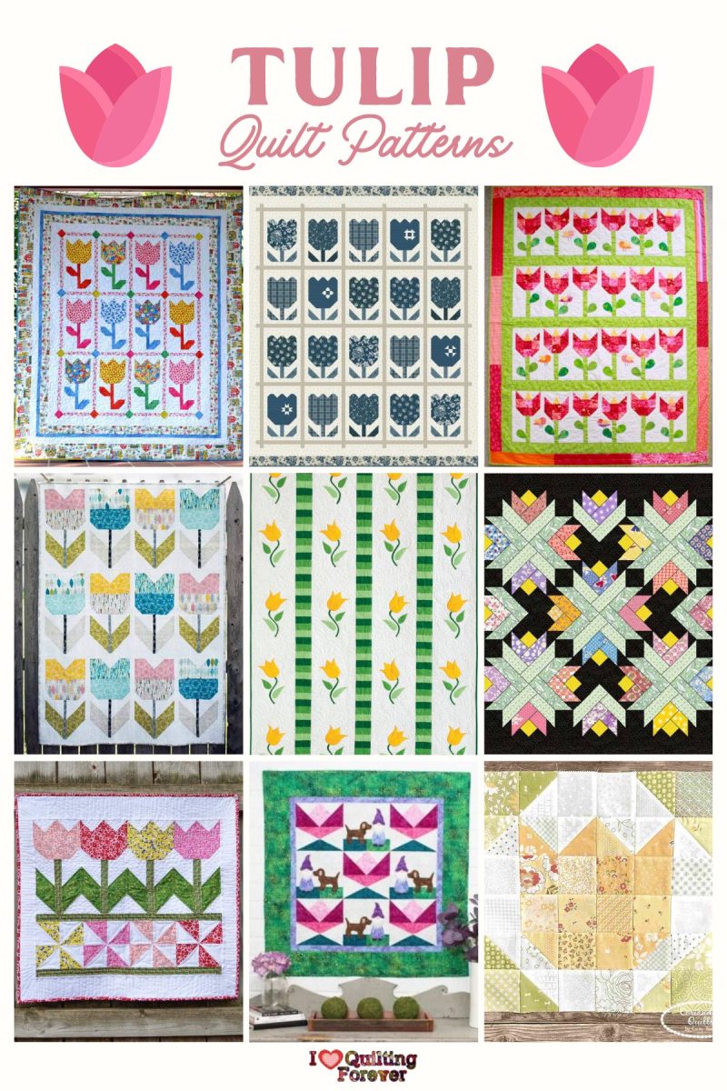 Top 17 Free Tulip Quilt Patterns (+8 Bonus Patterns For Sale) - I Love ...