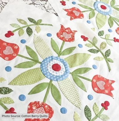 Top 17 Free Tulip Quilt Patterns (+8 Bonus Patterns For Sale) - I Love ...