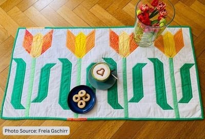 Top 17 Free Tulip Quilt Patterns (+8 Bonus Patterns For Sale) - I Love ...