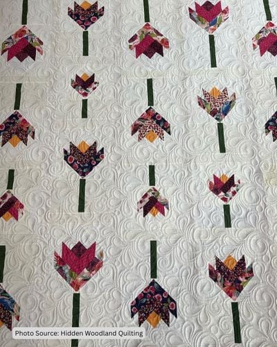 Top 17 Free Tulip Quilt Patterns (+8 Bonus Patterns For Sale) - I Love ...
