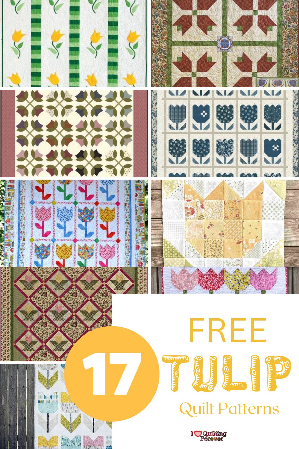 Top 17 Free Tulip Quilt Patterns (+8 Bonus Patterns For Sale) - I Love ...