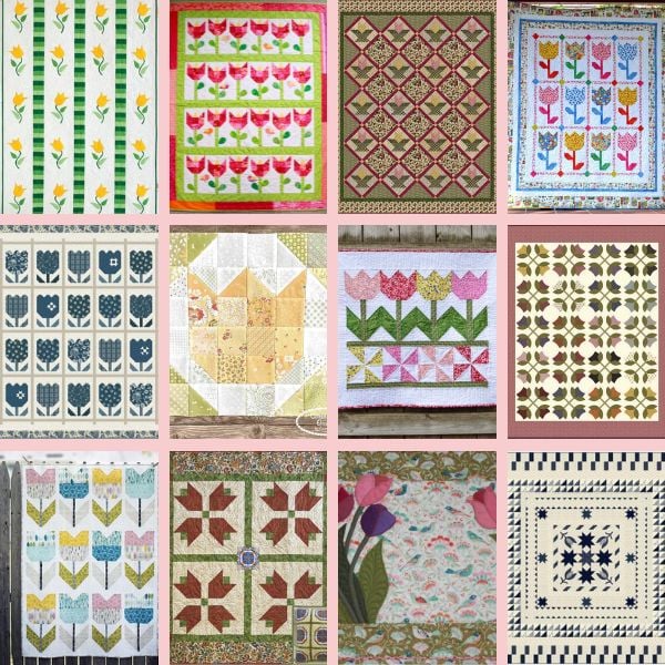Top 17 Free Tulip Quilt Patterns (+8 Bonus Patterns For Sale) - I Love ...