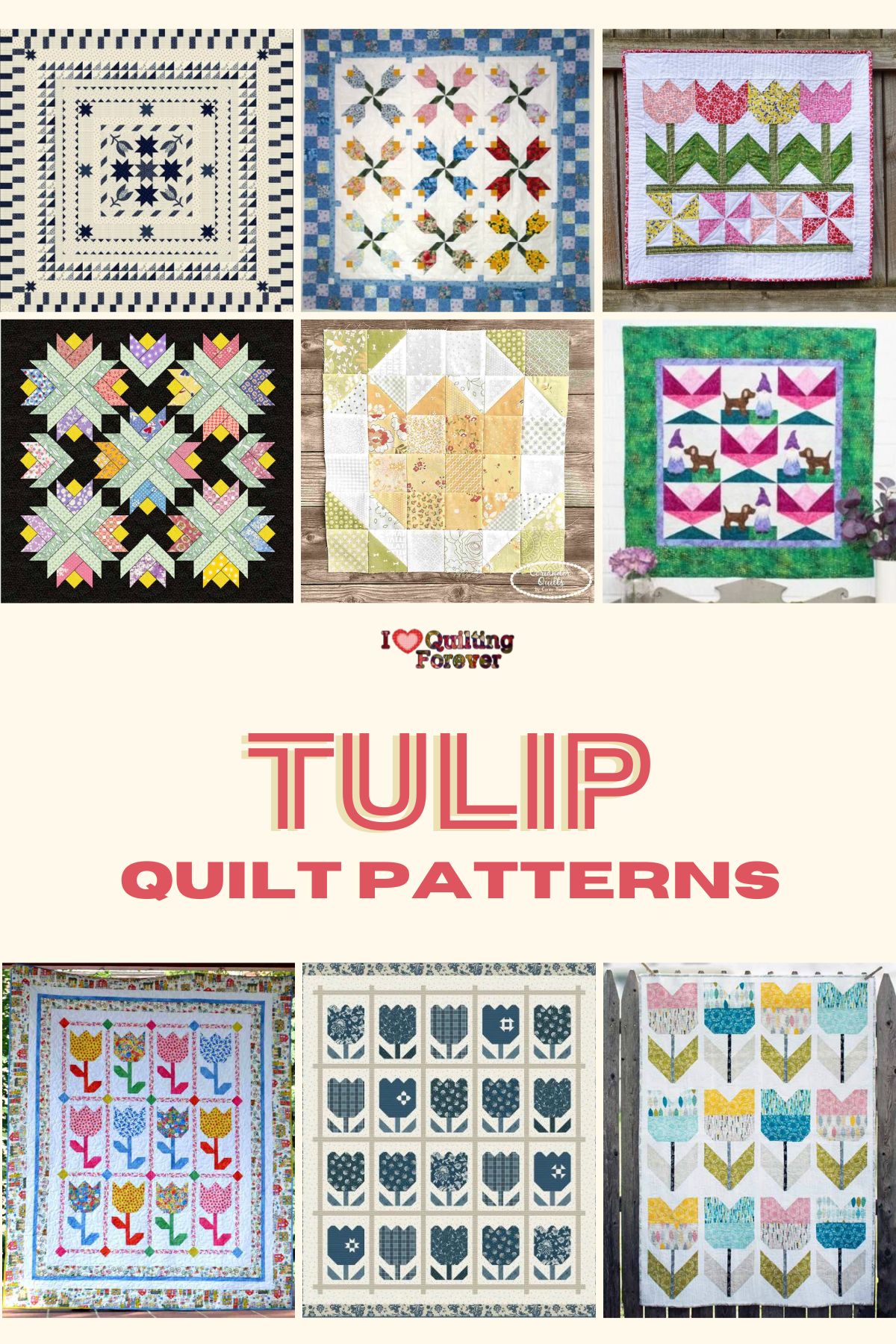 Top 17 Free Tulip Quilt Patterns (+8 Bonus Patterns For Sale) - I Love ...