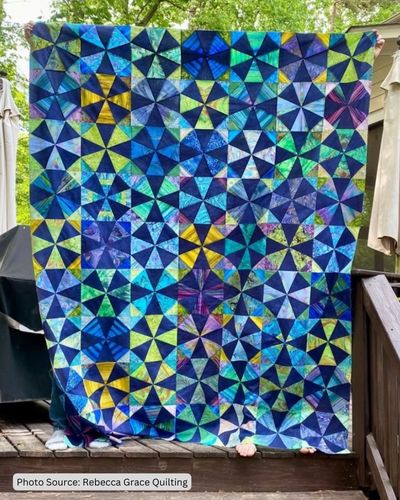 Top 9 Free Kaleidoscope Quilt Patterns (+8 Bonus Patterns For Sale) - I ...