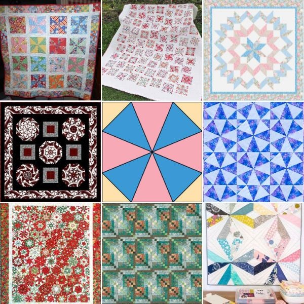 Top 9 Free Kaleidoscope Quilt Patterns (+8 Bonus Patterns For Sale) - I ...