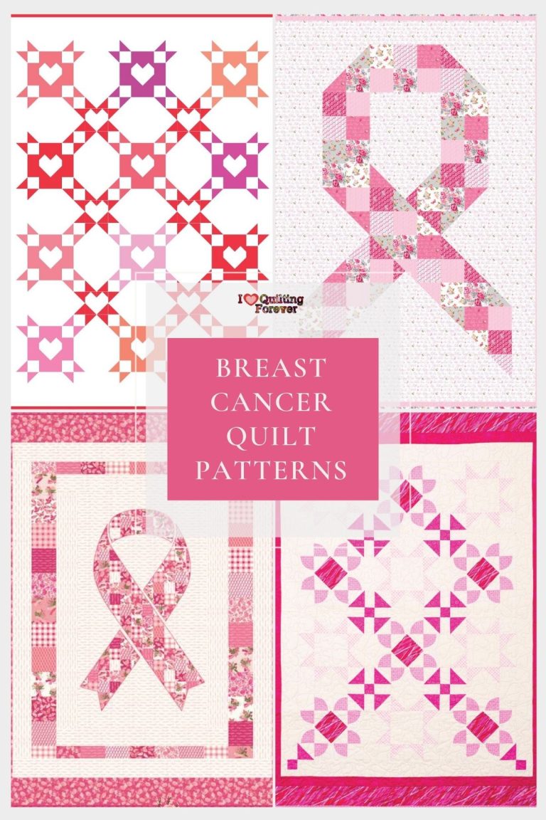 Top 8 Free Breast Cancer Quilt Patterns (+2 Bonus Patterns For Sale ...
