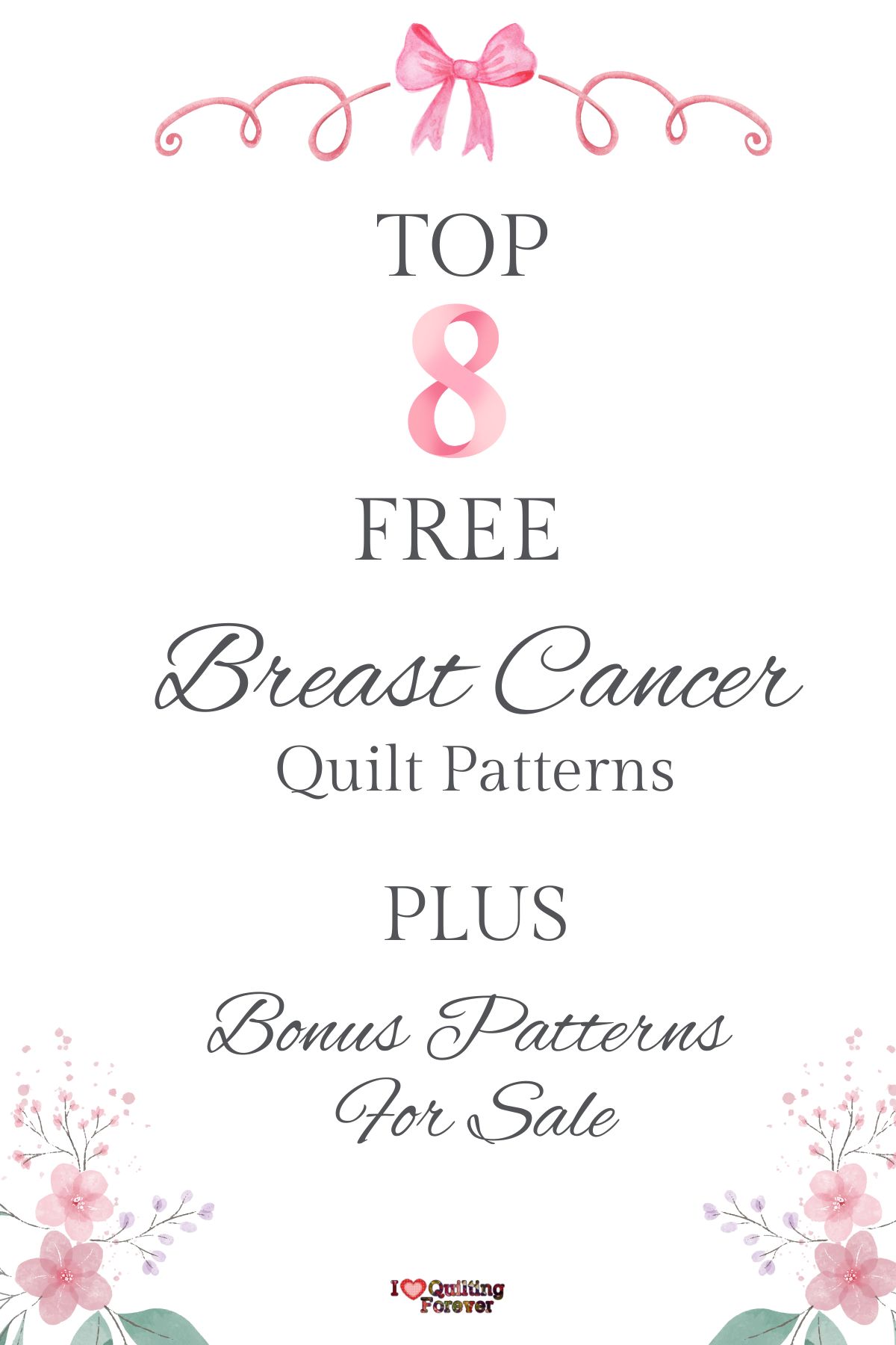 Top 8 Free Breast Cancer Quilt Patterns (+2 Bonus Patterns For Sale ...