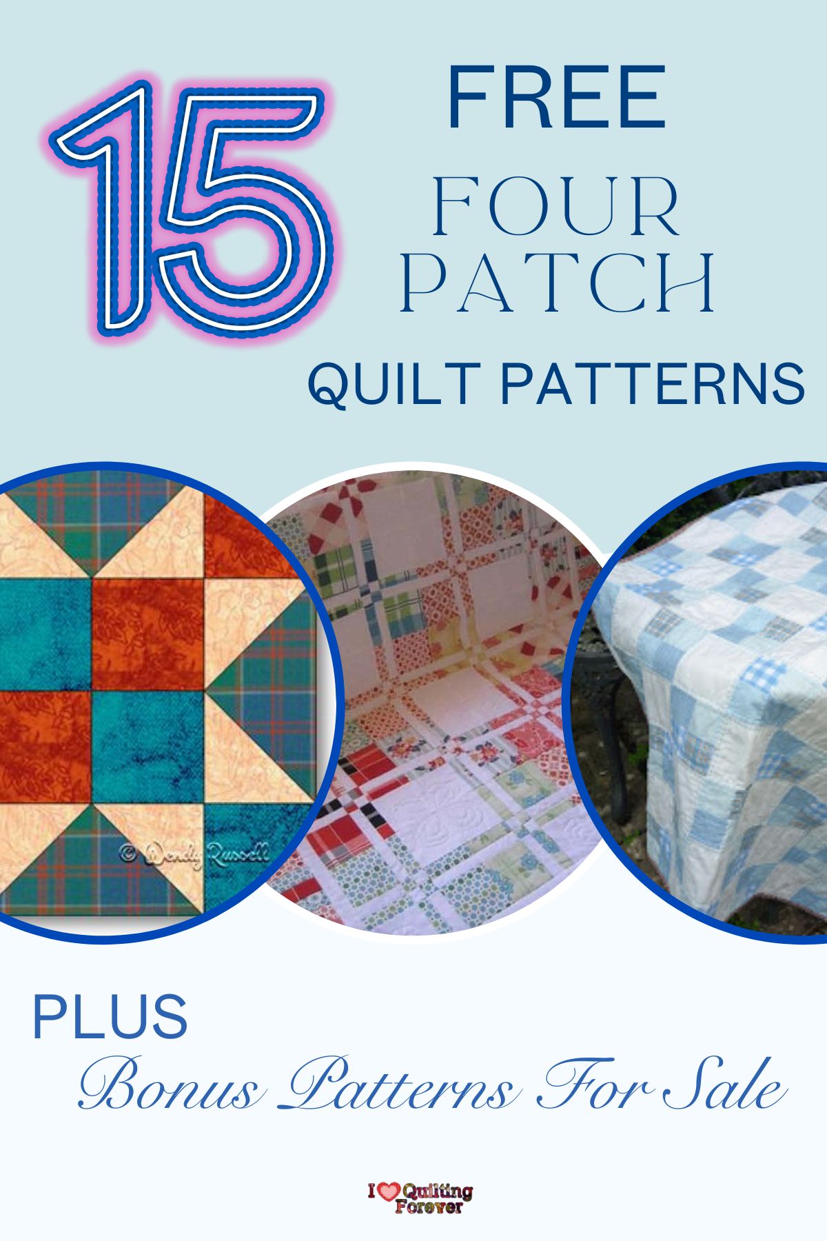 Top 15 Free Four Patch Quilt Patterns (+6 Bonus Patterns For Sale) - I ...