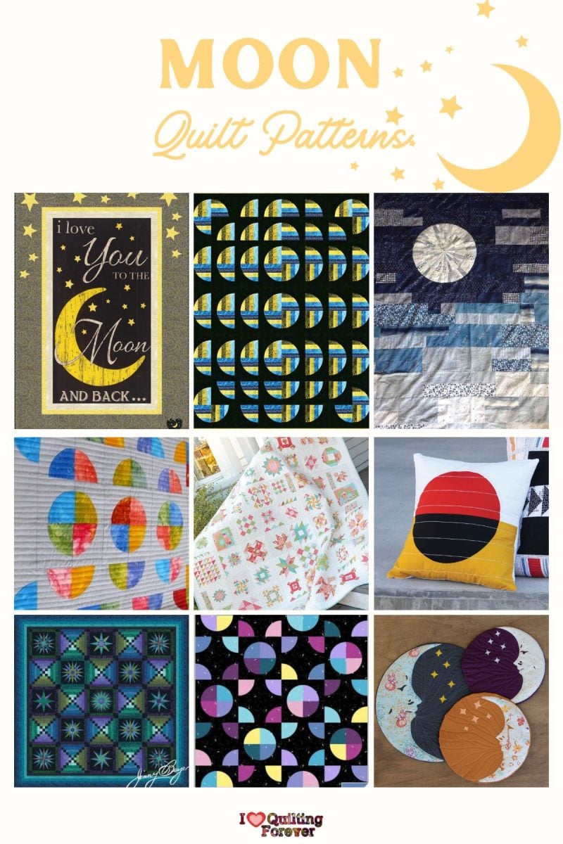 Top 16 Free Moon Quilt Patterns (+7 Bonus Patterns For Sale) - I Love ...
