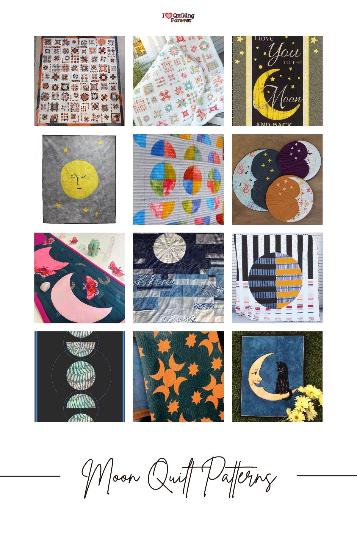 Top 16 Free Moon Quilt Patterns (+7 Bonus Patterns For Sale) - I Love ...