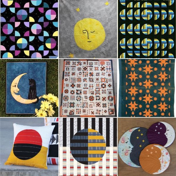Top 16 Free Moon Quilt Patterns (+7 Bonus Patterns For Sale) - I Love ...