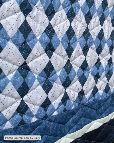 Top 7 Free Argyle Quilt Patterns (+5 Bonus Patterns For Sale) - I Love ...