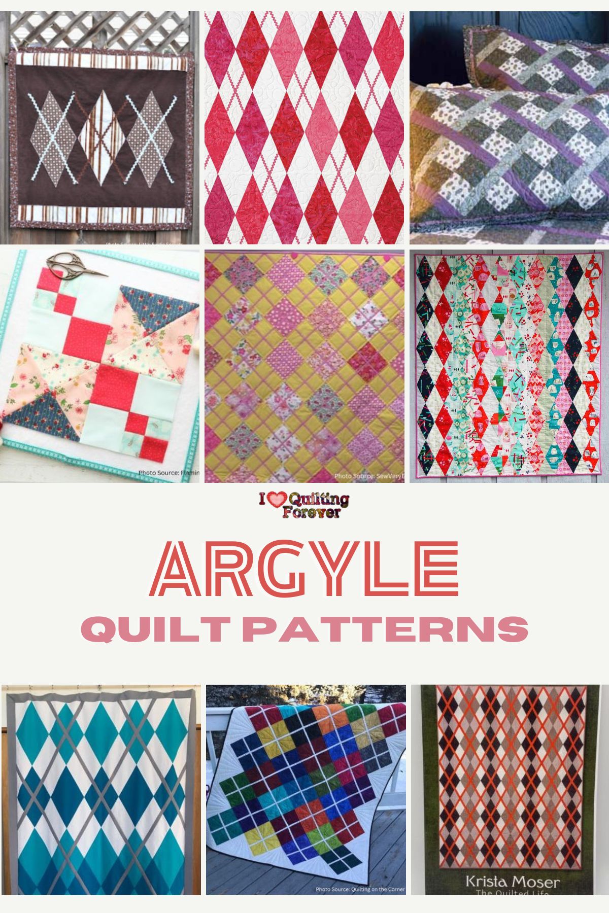 Top 7 Free Argyle Quilt Patterns (+4 Bonus Patterns For Sale) - I Love ...