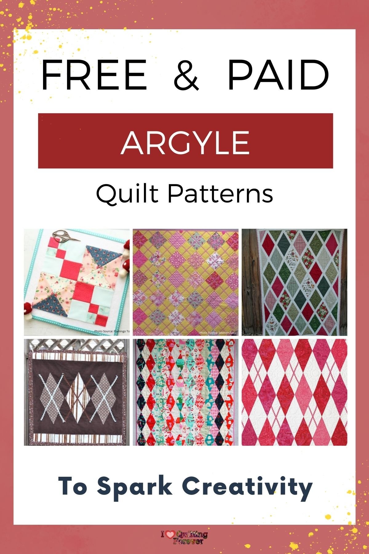 Top 7 Free Argyle Quilt Patterns (+5 Bonus Patterns For Sale) - I Love ...