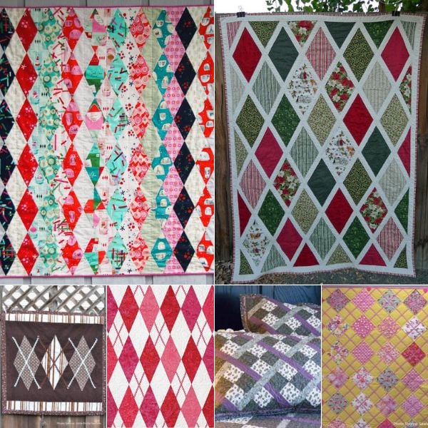 Top 7 Free Argyle Quilt Patterns (+5 Bonus Patterns For Sale) - I Love ...
