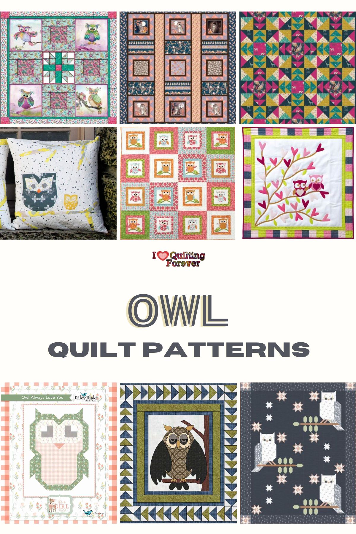 Top 15 Free Owl Quilt Patterns (+10 Bonus Patterns For Sale) - I Love ...