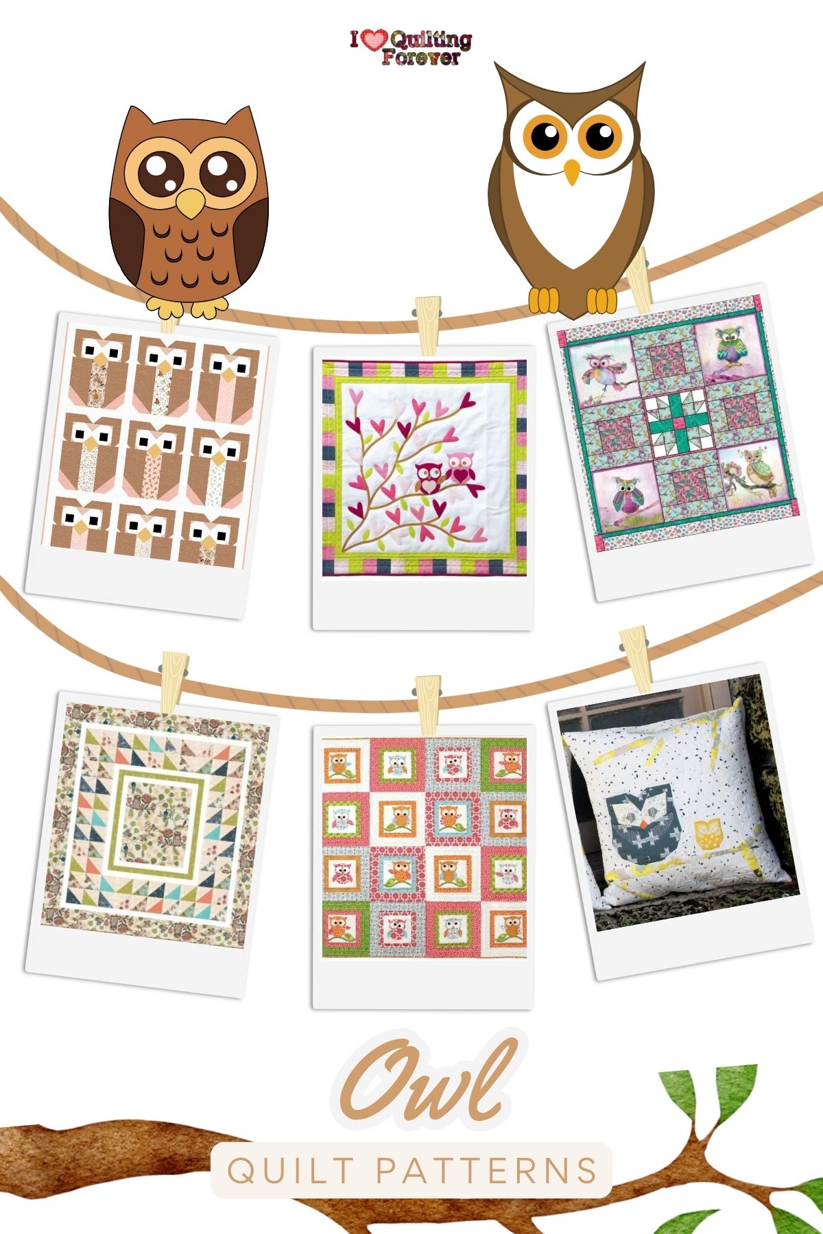 Top 15 Free Owl Quilt Patterns (+10 Bonus Patterns For Sale) - I Love ...