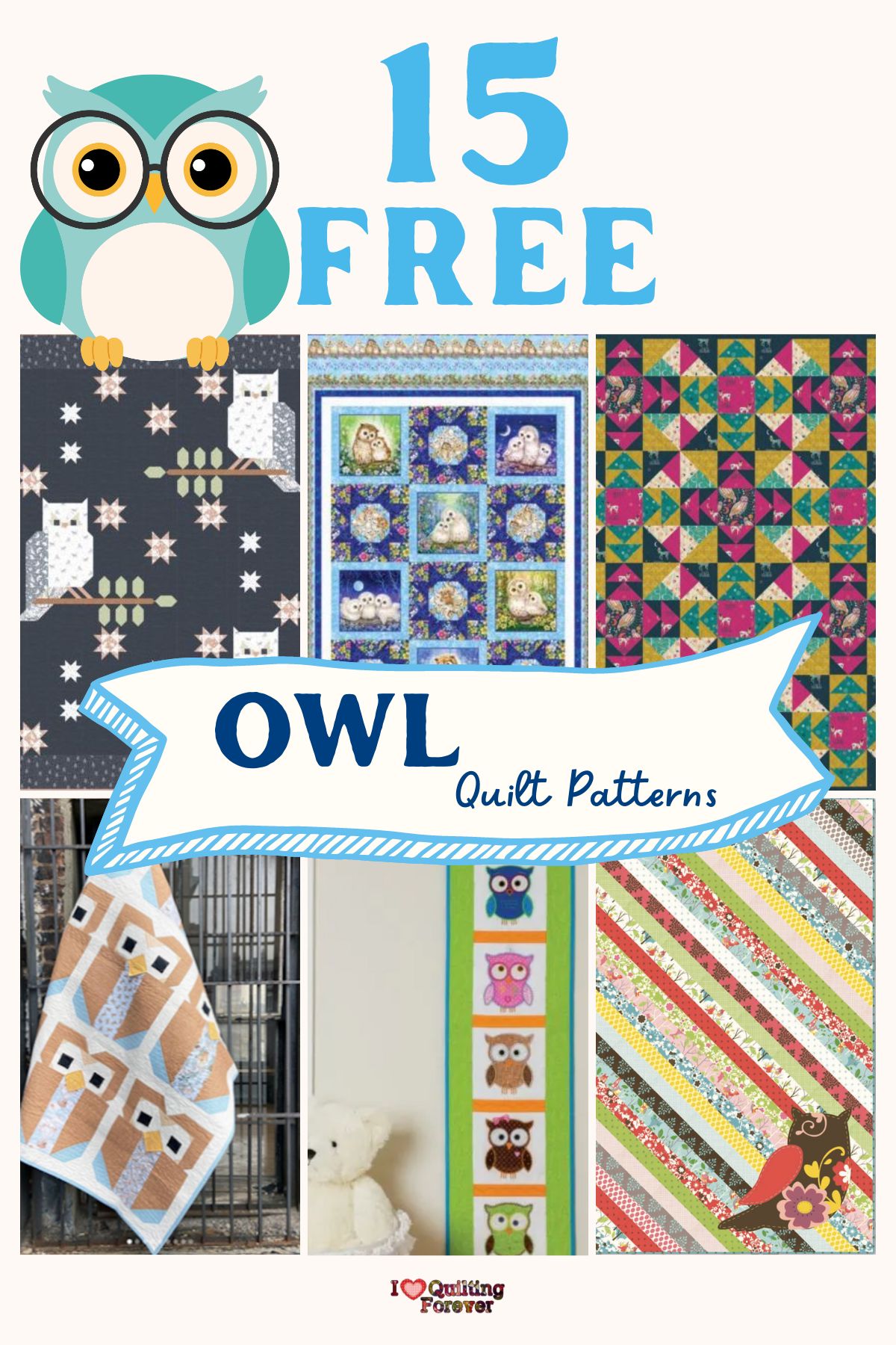Top 15 Free Owl Quilt Patterns (+10 Bonus Patterns For Sale) - I Love ...