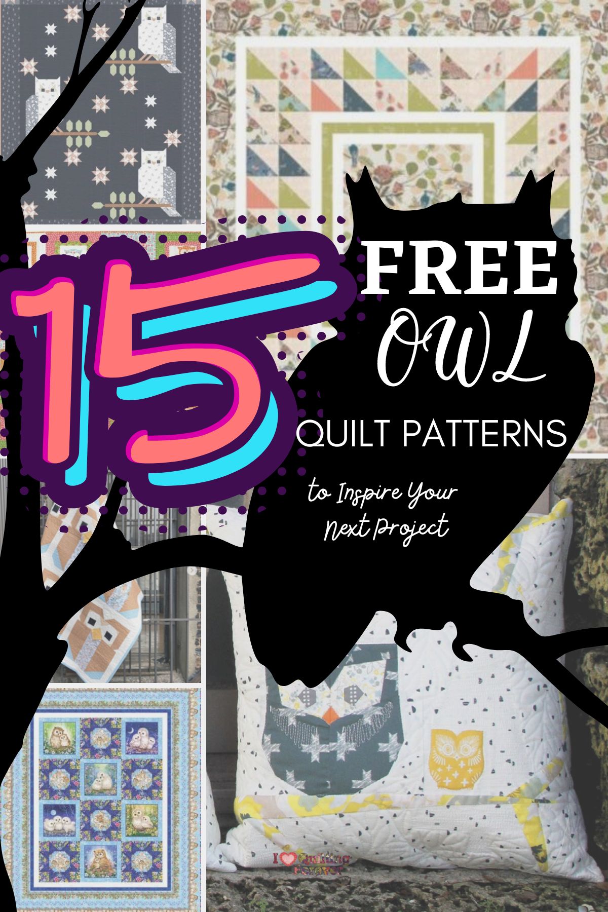 Top 15 Free Owl Quilt Patterns (+10 Bonus Patterns For Sale) - I Love ...