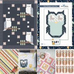 Top 15 Free Owl Quilt Patterns (+10 Bonus Patterns For Sale) - I Love ...