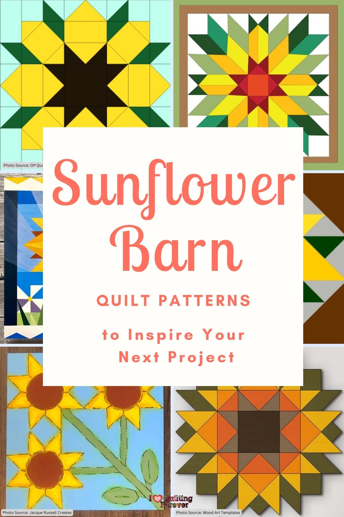 Top Free Sunflower Barn Quilt Patterns (+6 Bonus Patterns For Sale) - I ...