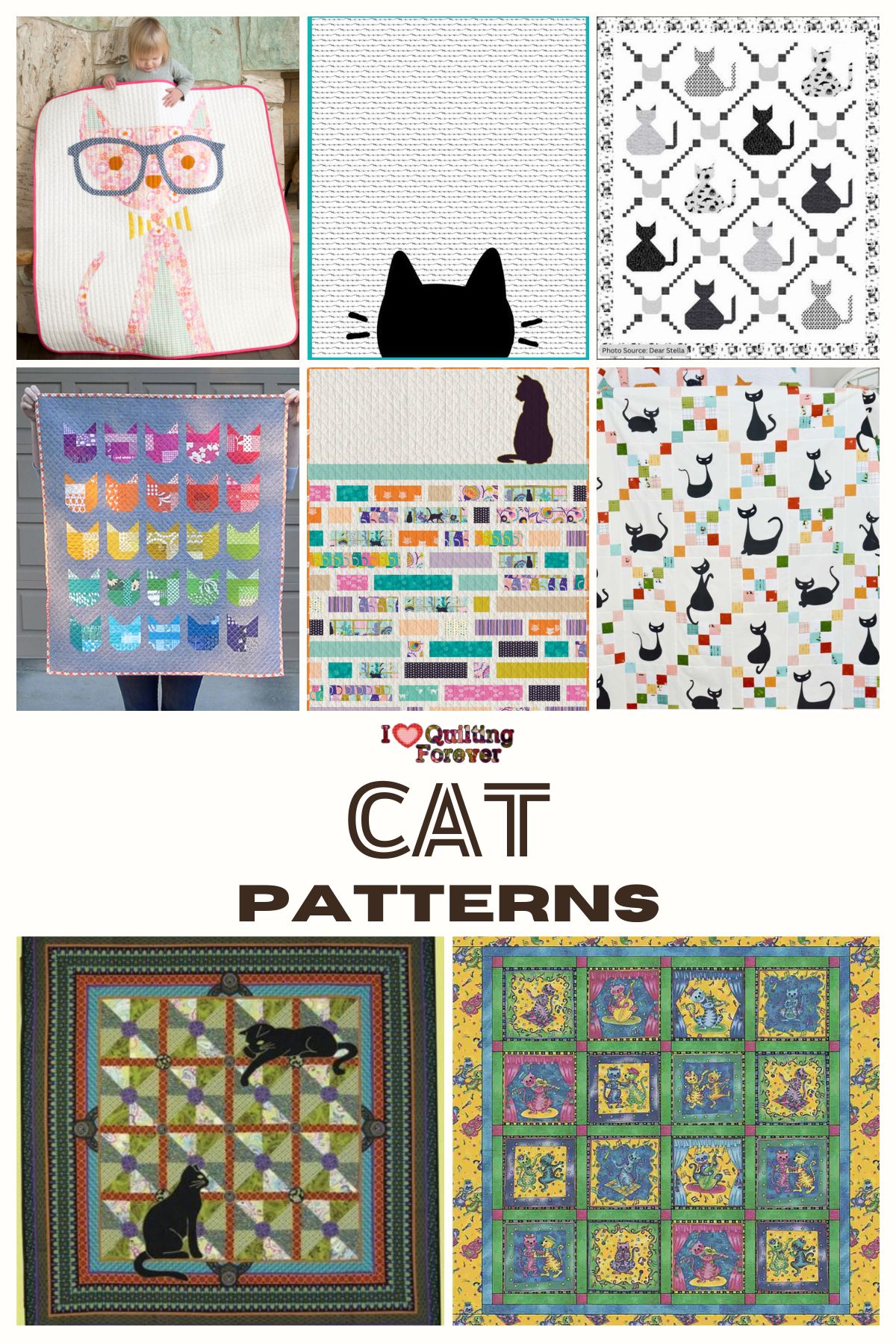 Top 19 Free Cat Quilt Patterns (+7 Bonus Patterns For Sale) - I Love ...