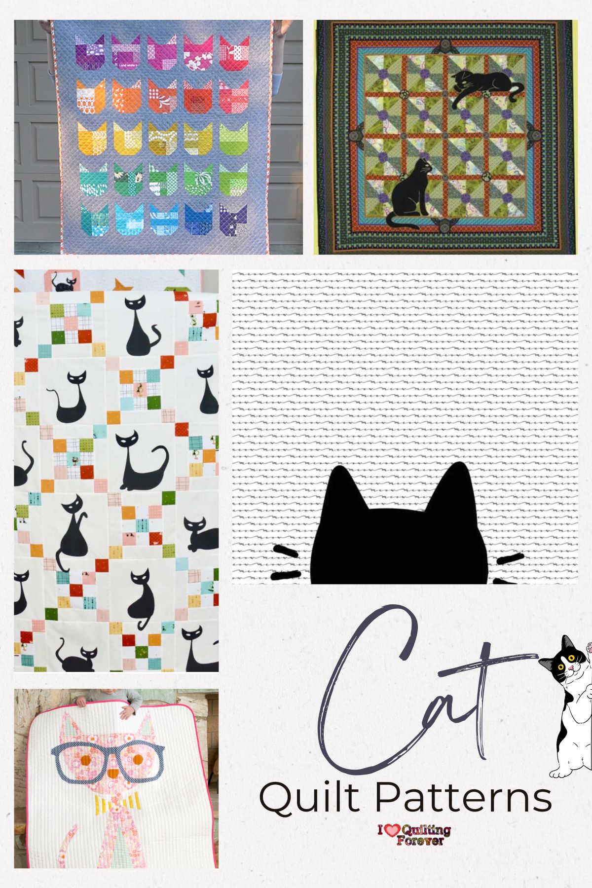Top 19 Free Cat Quilt Patterns (+7 Bonus Patterns For Sale) - I Love ...