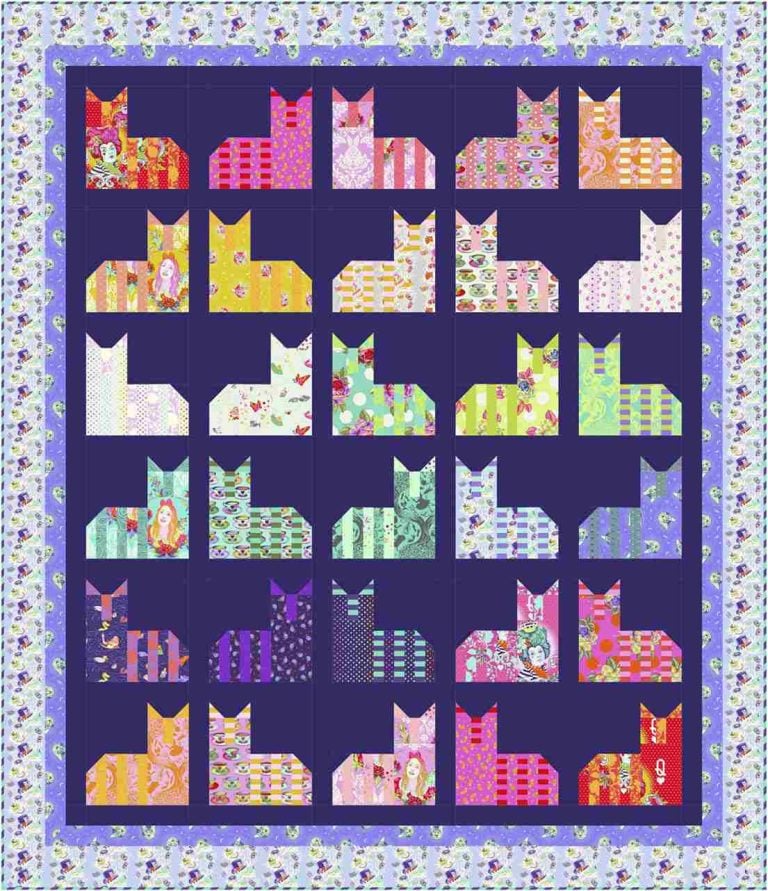 Top 25 Free Cat Quilt Patterns (+15 Bonus Patterns For Sale) - I Love ...