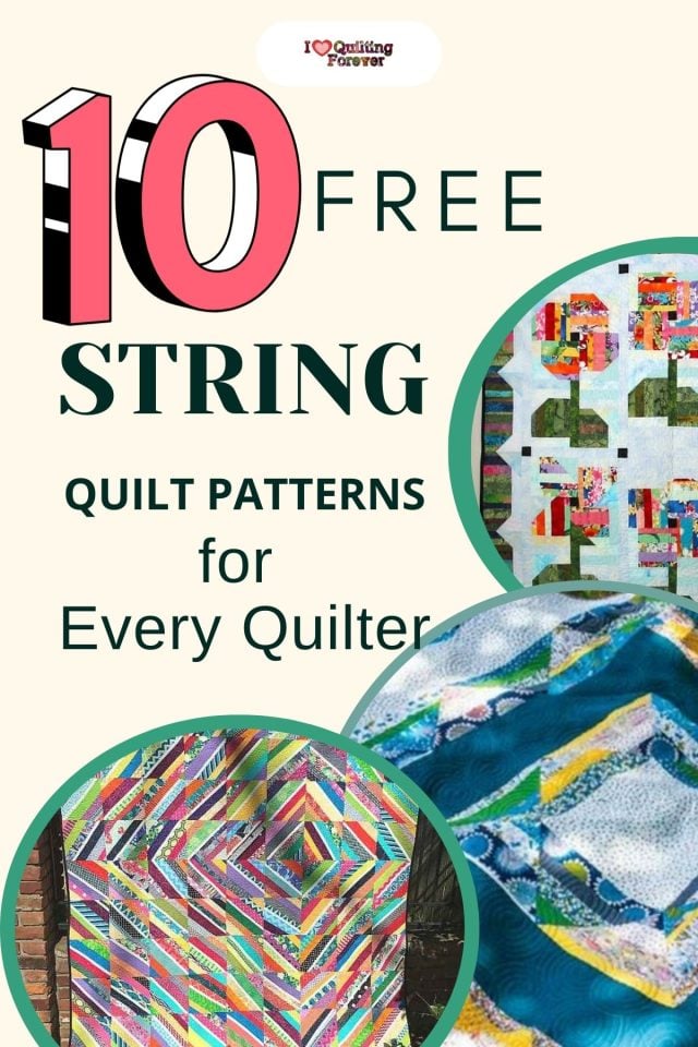 Top 10 Free String Quilt Patterns for Fabric Scraps (+6 Bonus Patterns ...