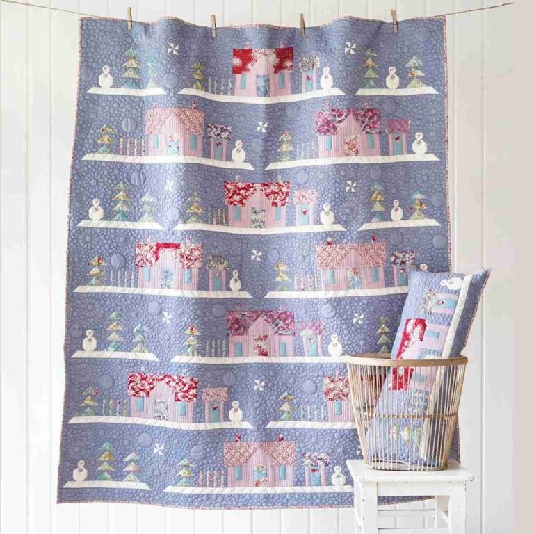 Top 12 Free House Quilt Patterns (+8 Bonus Patterns For Sale) - I Love ...