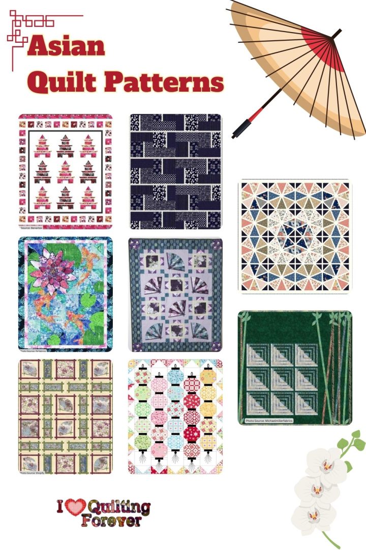 Top 19 Free Asian Quilt Patterns (+9 Bonus Patterns For Sale) - I Love Quilting Forever