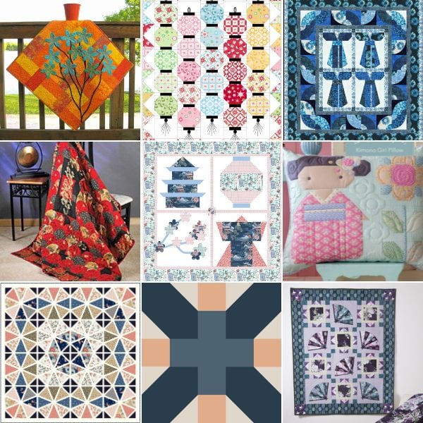 Top 19 Free Asian Quilt Patterns (+9 Bonus Patterns For Sale) - I Love ...