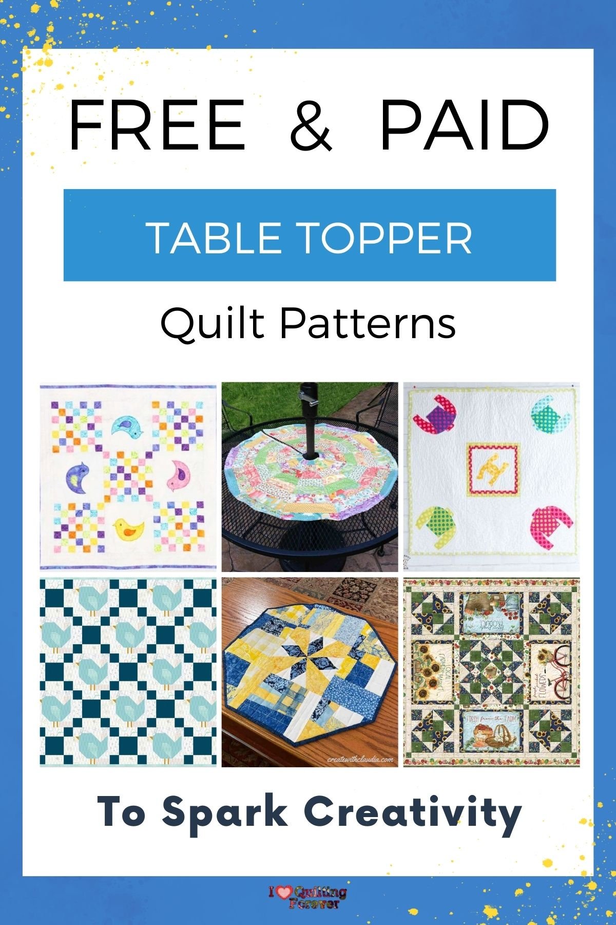 Top 18 Free Table Topper Quilt Patterns (+6 Bonus Patterns For Sale ...