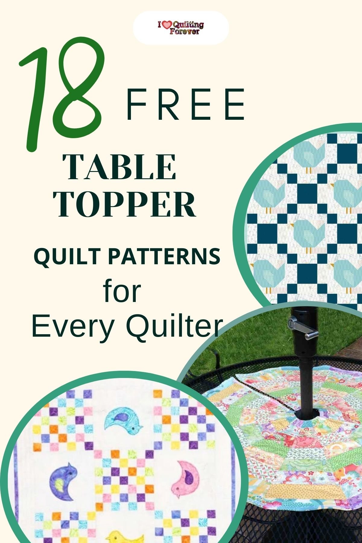 Top 18 Free Table Topper Quilt Patterns (+6 Bonus Patterns For Sale ...