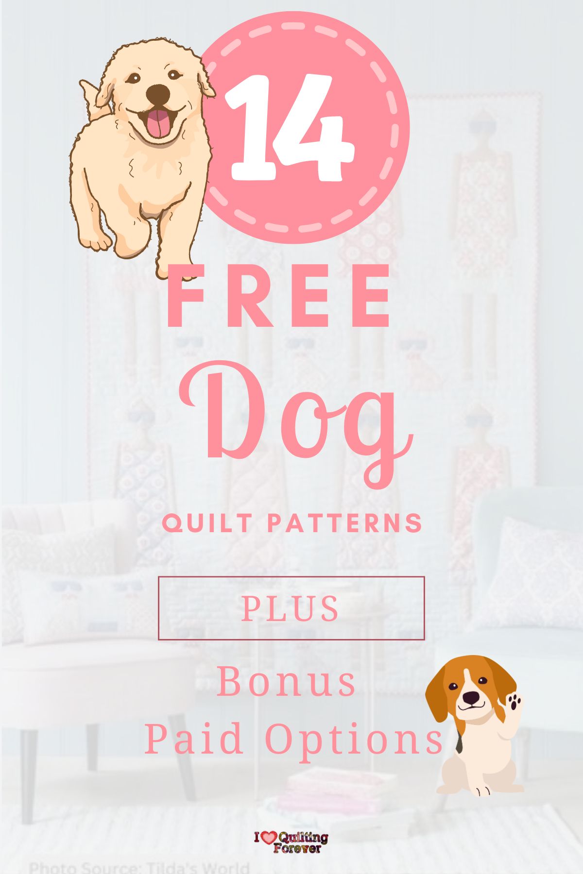 Top 14 Free Dog Quilt Patterns (+9 Bonus Patterns For Sale) - I Love ...