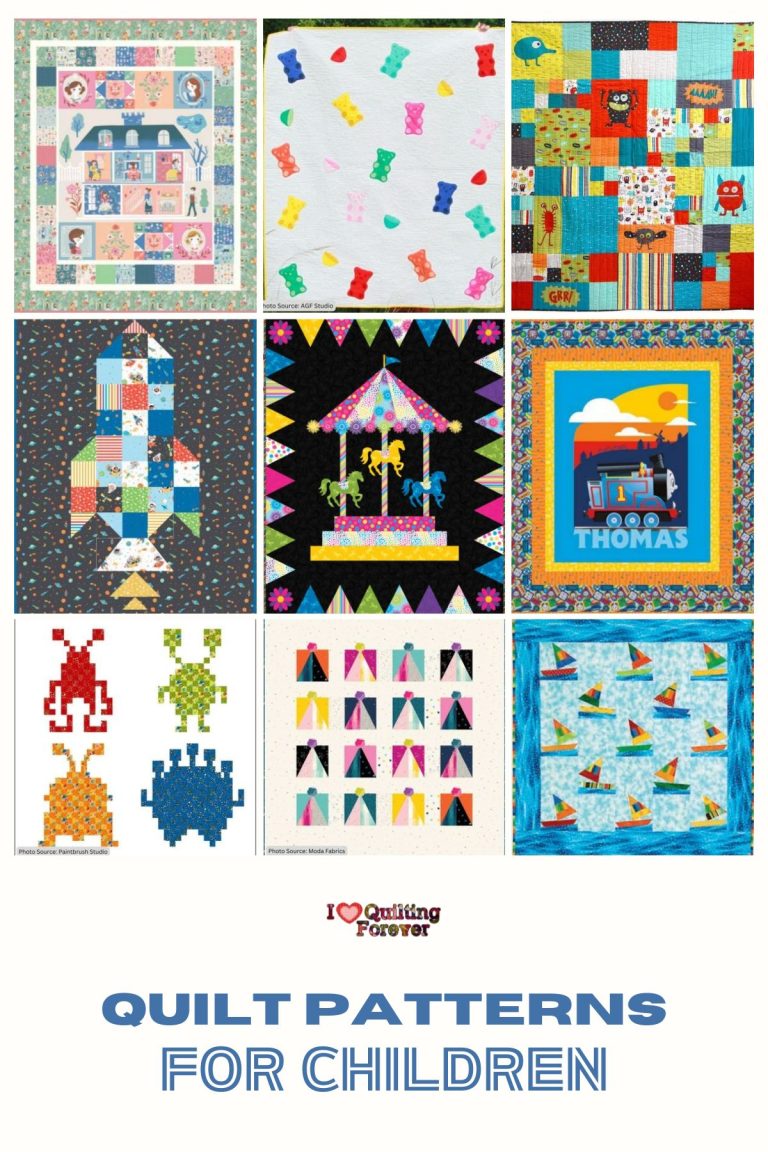 Top 14 Free Kids Quilt Patterns For Your Children (+11 Bonus Patterns ...