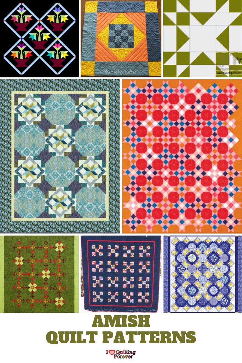 Top 9 Free Amish Quilt Patterns (+7 Bonus Patterns For Sale) - I Love ...