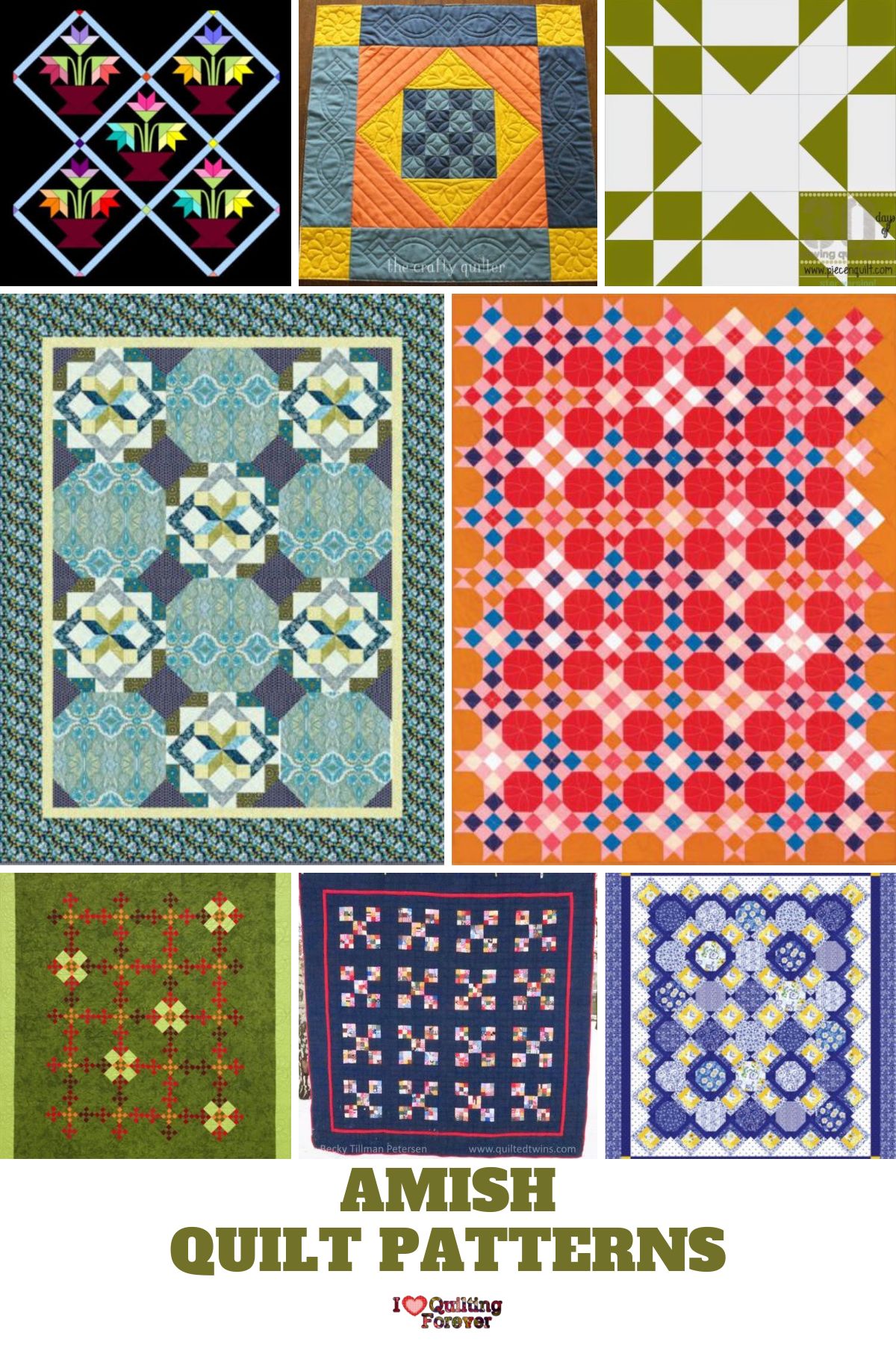 Top 9 Free Amish Quilt Patterns (+7 Bonus Patterns For Sale) - I Love ...