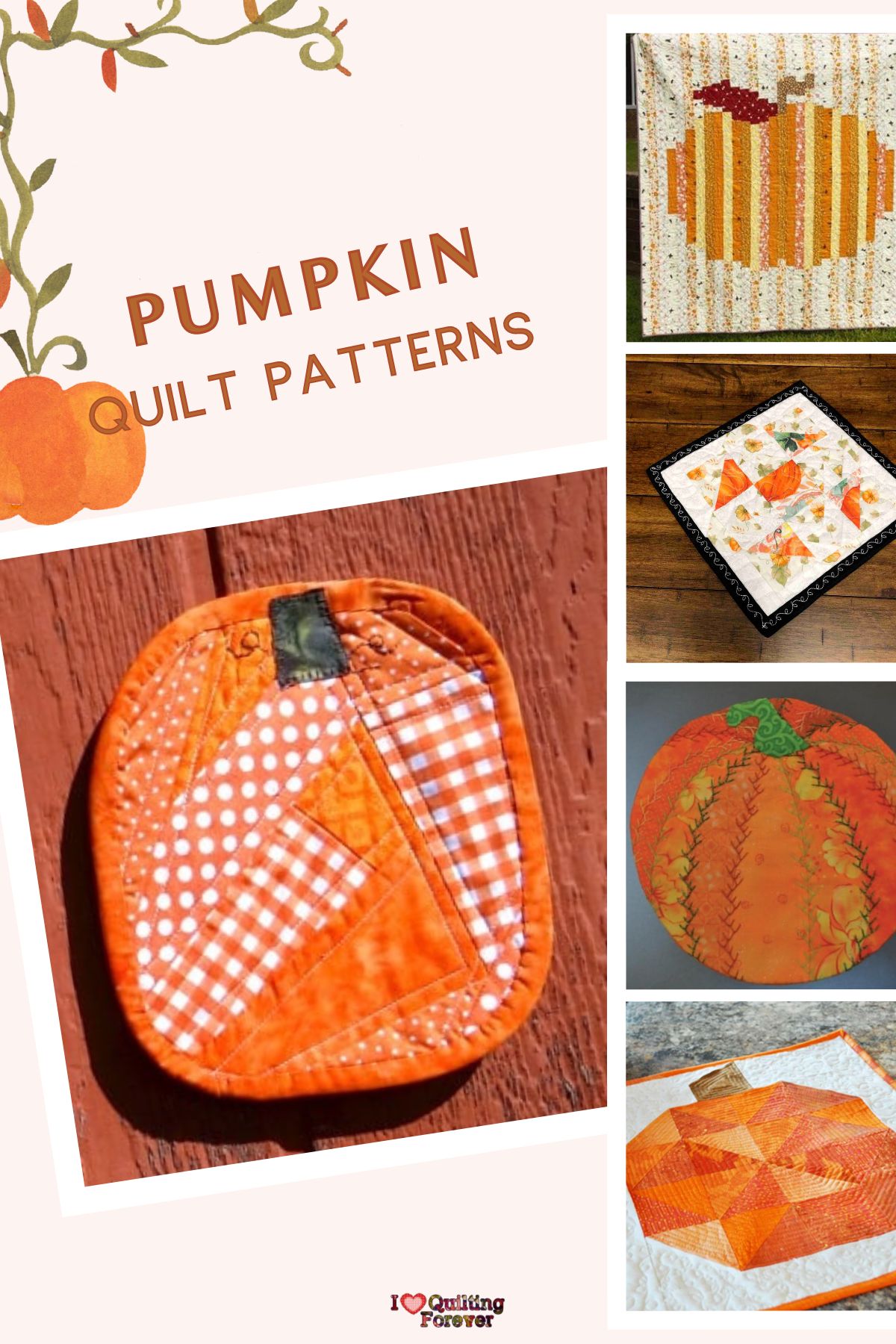 Top 12 Free Pumpkin Quilt Patterns (+12 Bonus Patterns For Sale) - I ...