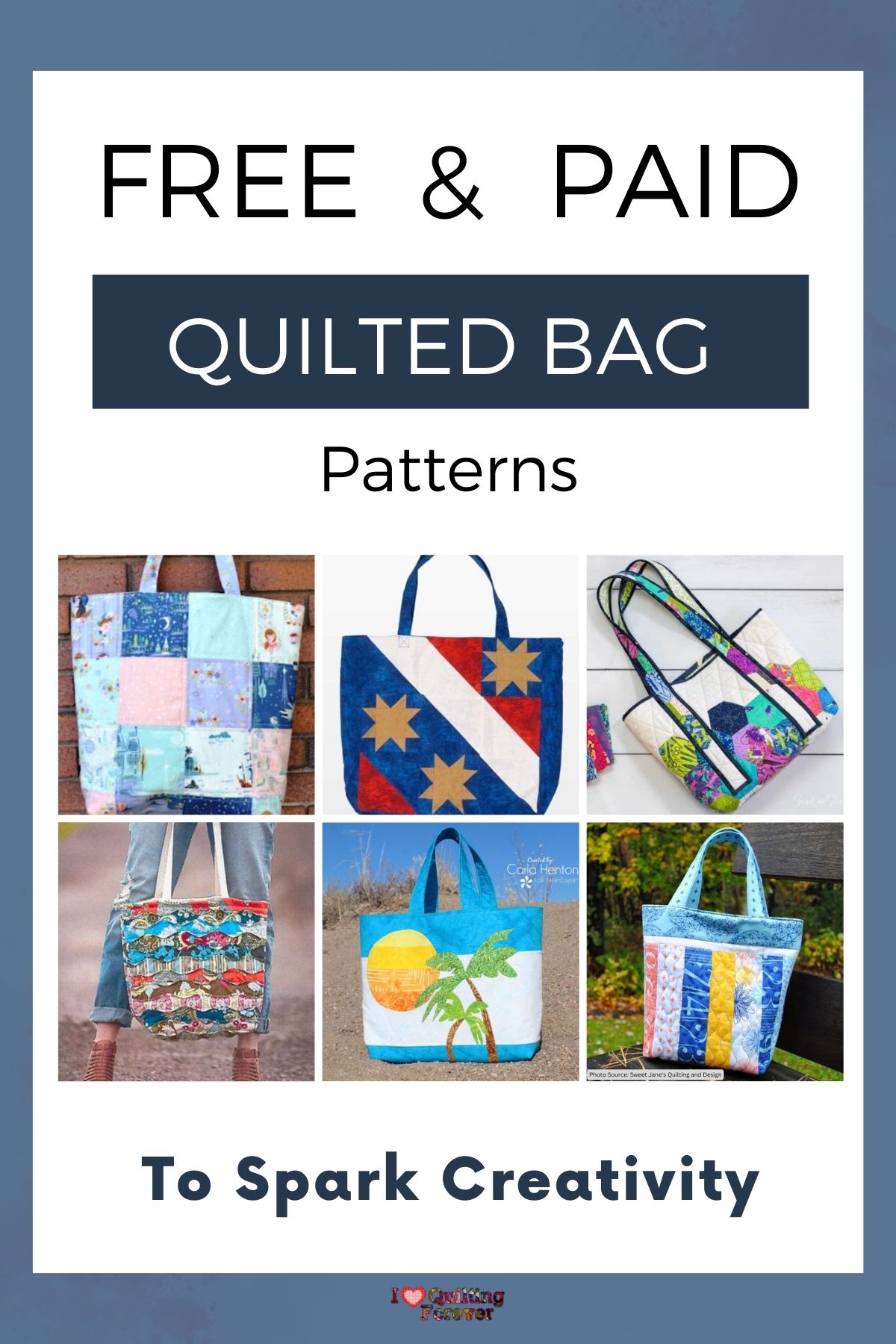 Top 14 Free Quilted Bag Patterns (+8 Bonus Patterns For Sale) - I Love ...
