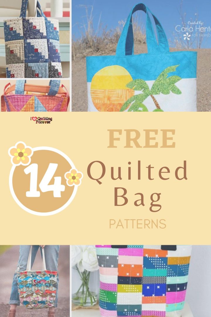 Top 14 Free Quilted Bag Patterns (+8 Bonus Patterns For Sale) - I Love ...