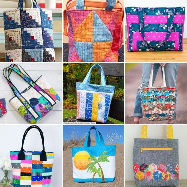 Top 14 Free Quilted Bag Patterns (+8 Bonus Patterns For Sale) - I Love ...